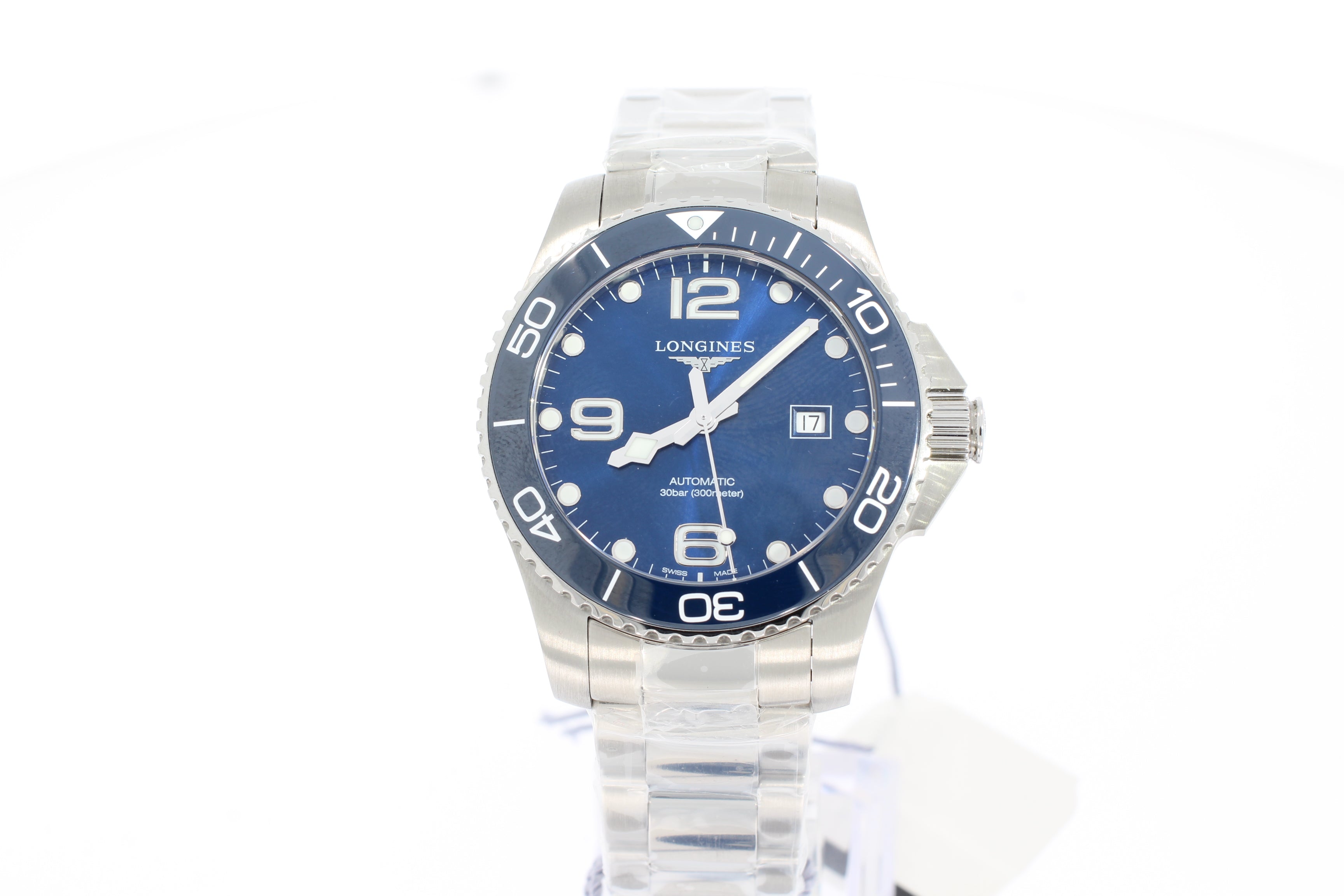 LONGINES HYDROCONQUEST, L37824966, Automatik Uhr, Ø 43.00 mm, Edelstah
