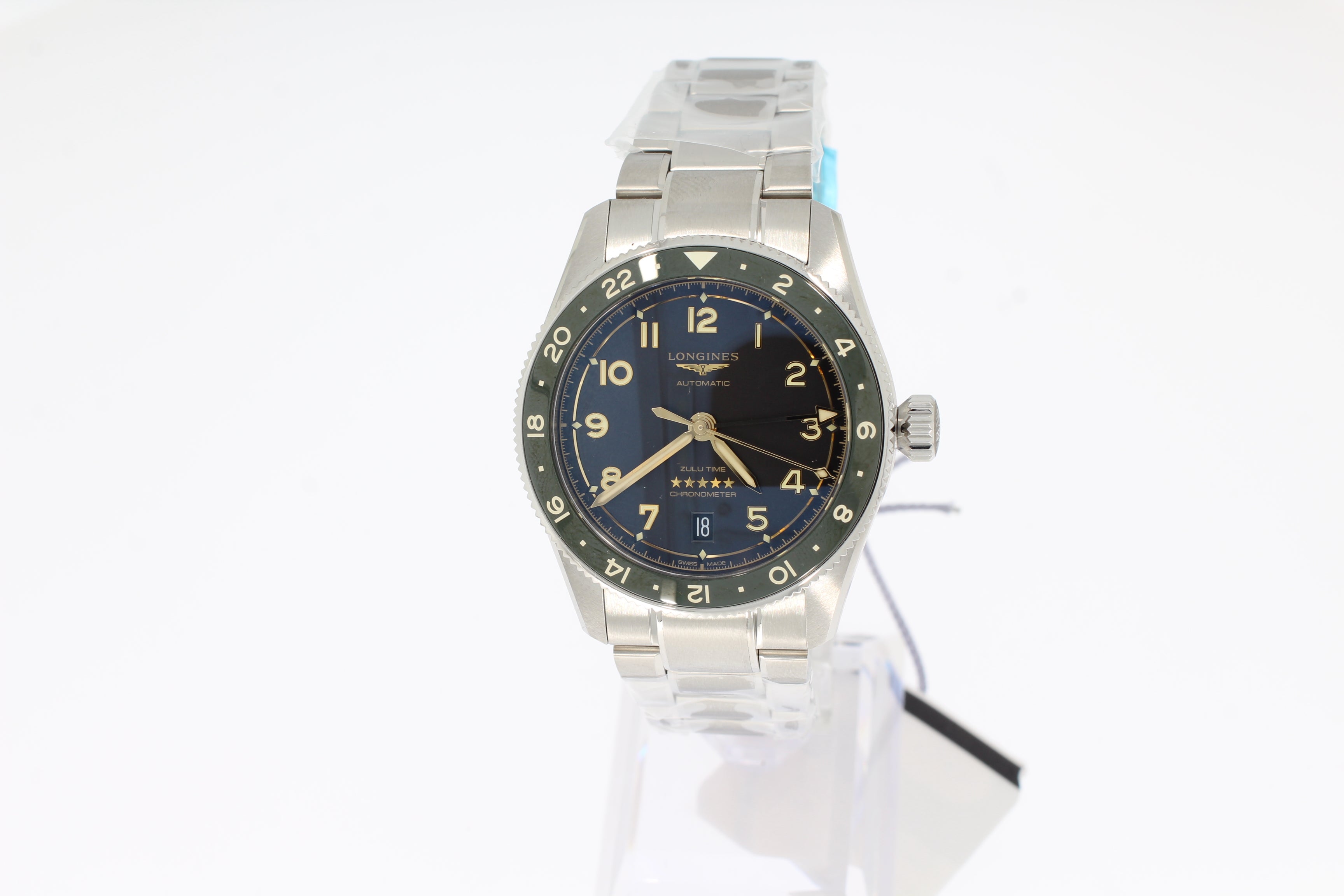 LONGINES SPIRIT ZULU TIME, L38024636, Automatik Uhr, Ø 39.00 mm, Edels