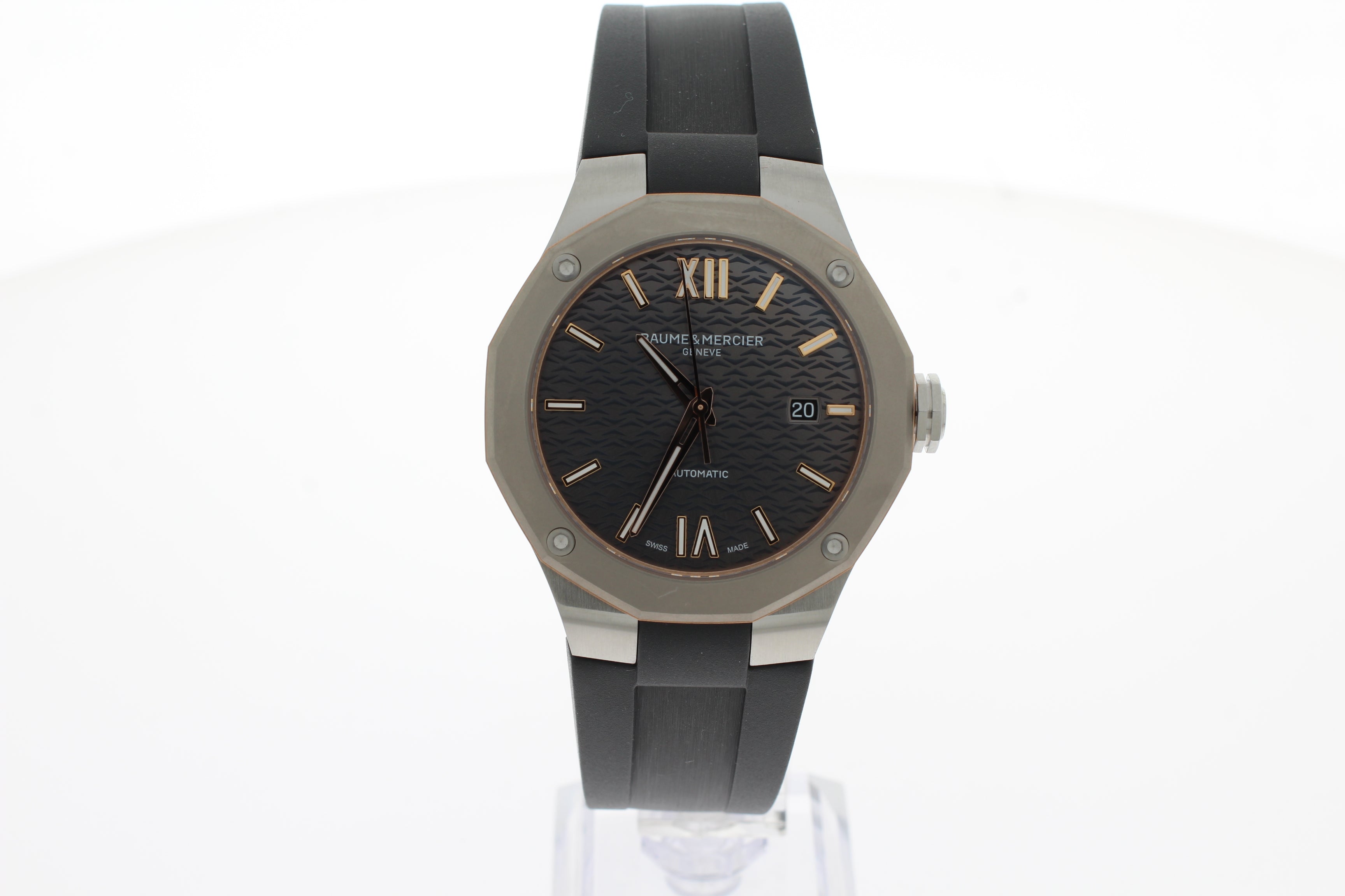 Baume & Mercier Riviera 10660 Automatikuhr, Edelstahl Titan – 42 mm